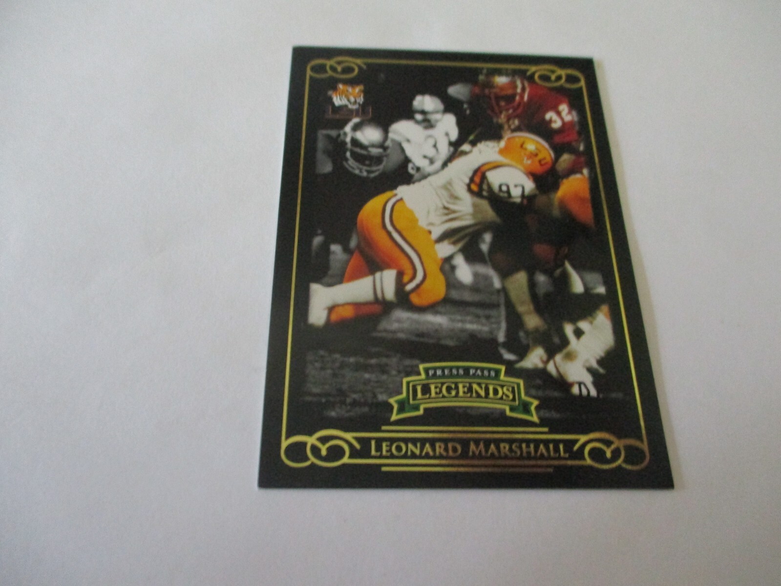 2008 Press Pass Legends Gold Leonard Marshall Card #67 Serial #7/99 | eBay