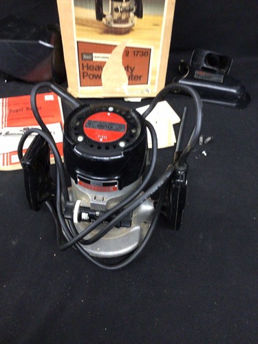 Craftsman 6.5A Router w/ Box & Extras- # 315.17381- Works GREAT Bits ...