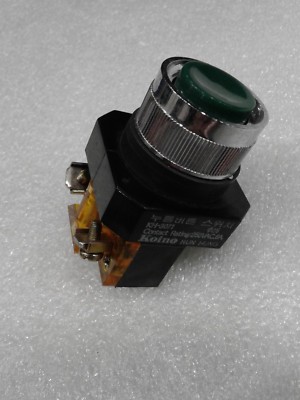 KH-3071 KOINO GREEN PUSH BUTTON SWITCH NORMALLY OPEN 250VAC 6A 22MM NEW ...