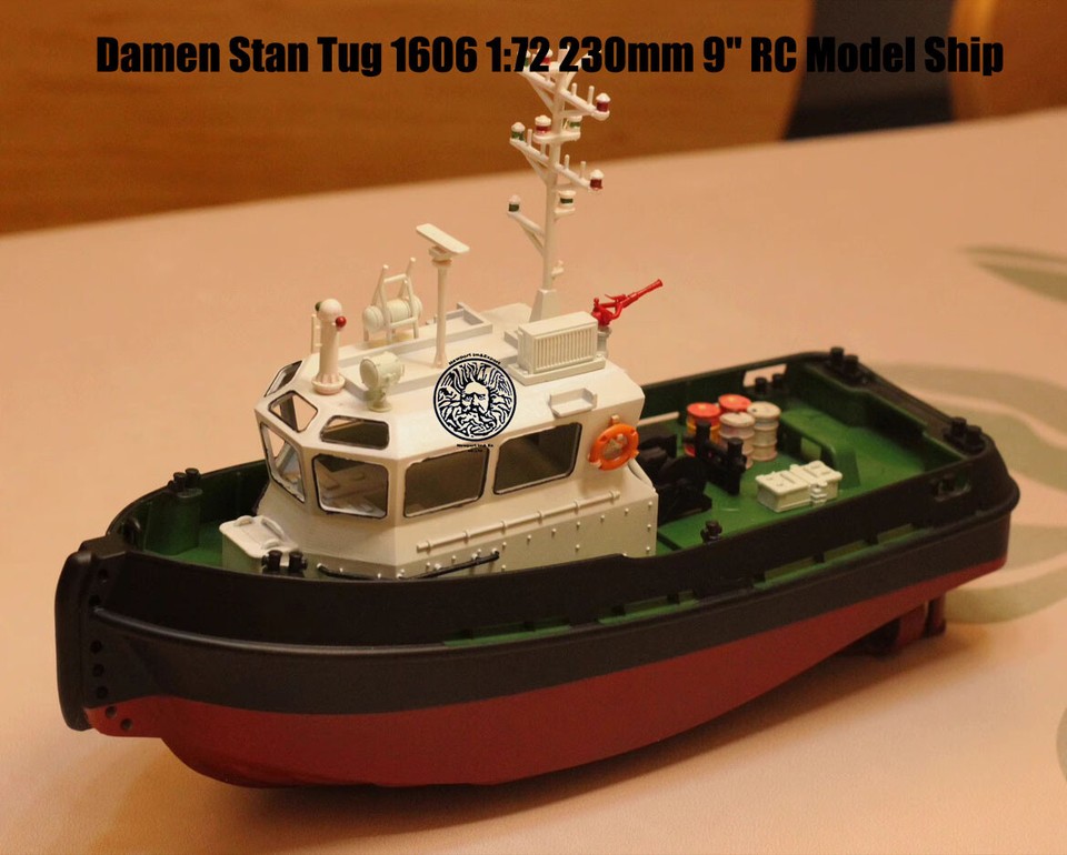 Damen Stan Tug 1606 1:72 230mm 9" RC Model Ship Kit | eBay