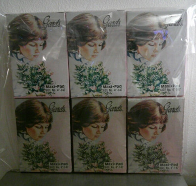 Gards Maxi Pad Feminine Napkin Retro Vending Hospital VTG 12 Boxes No4 ...