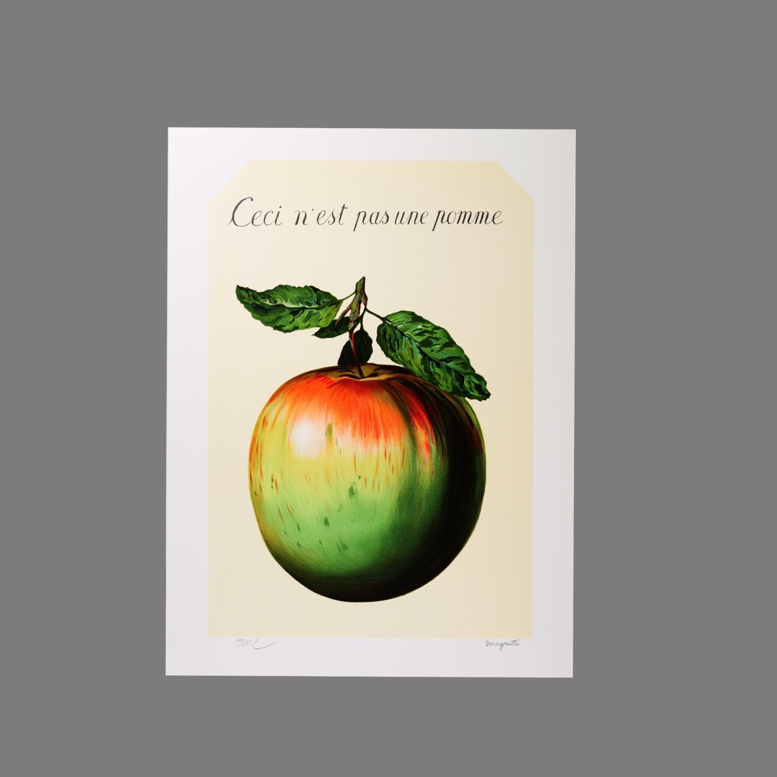 Rene Magritte Apple