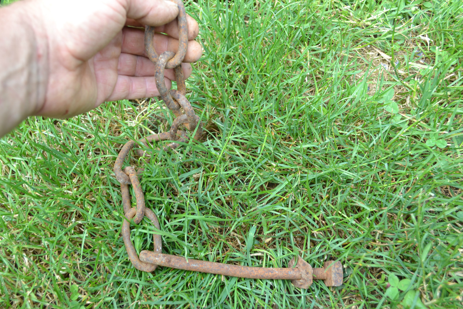 Composition chaîne en fer forgé et piton fermé - Déco Loft - Atelier | eBay