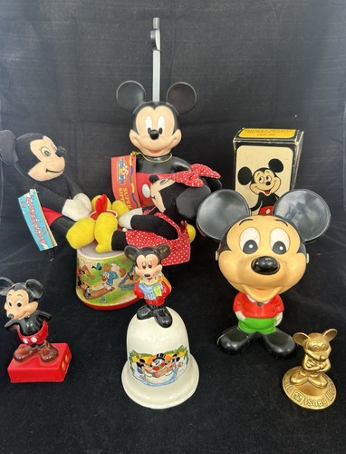 Disney Vintage Lot Of Collectibles Mickey Mouse | eBay