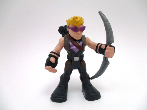 Marvel Super Hero Squad Hawkeye Mini 2.5" Figure Hasbro 2015 | eBay