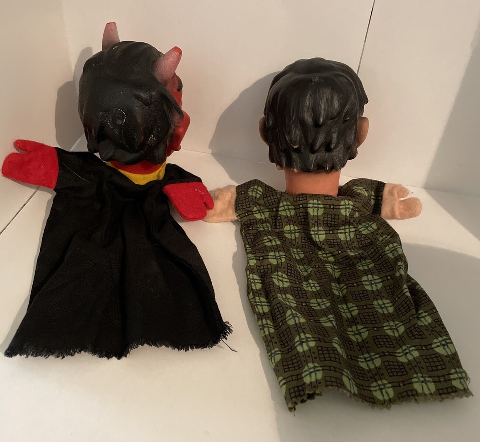 Lot of Vintage Hand Puppets “2” German | eBay