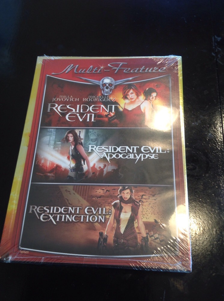 Resident Evil/Resident Evil:Apocalypse/Resident Evil: Extinction (DVD,4 ...