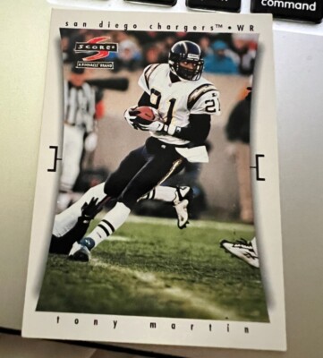 1997 Score #268 Tony Martin WR San Diego Chargers | eBay