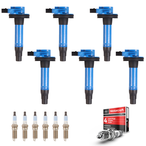 Performance Ignition Coil & Motorcraft Platinum Spark Plug for Mazda CX ...