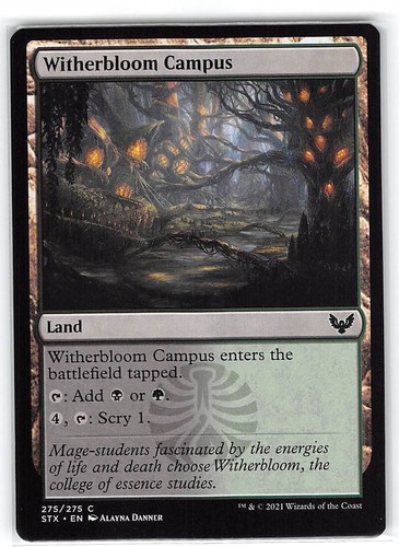 Witherbloom Campus *Common* Magic MtG x1 Strixhaven | eBay