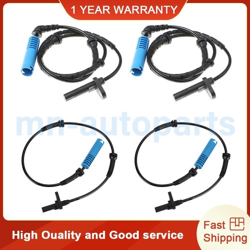 4X Front Rear ABS Wheel Speed Sensor For BMW E60 E61 E63 E64 535i 550i ...