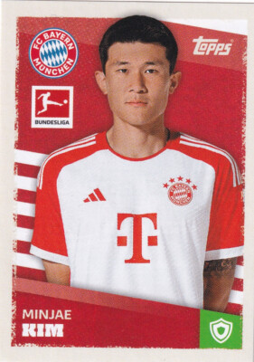 MINJAE KIM 23-24 TOPPS BUNDESLIGA STICKER BASE CARD # 328 | eBay.de