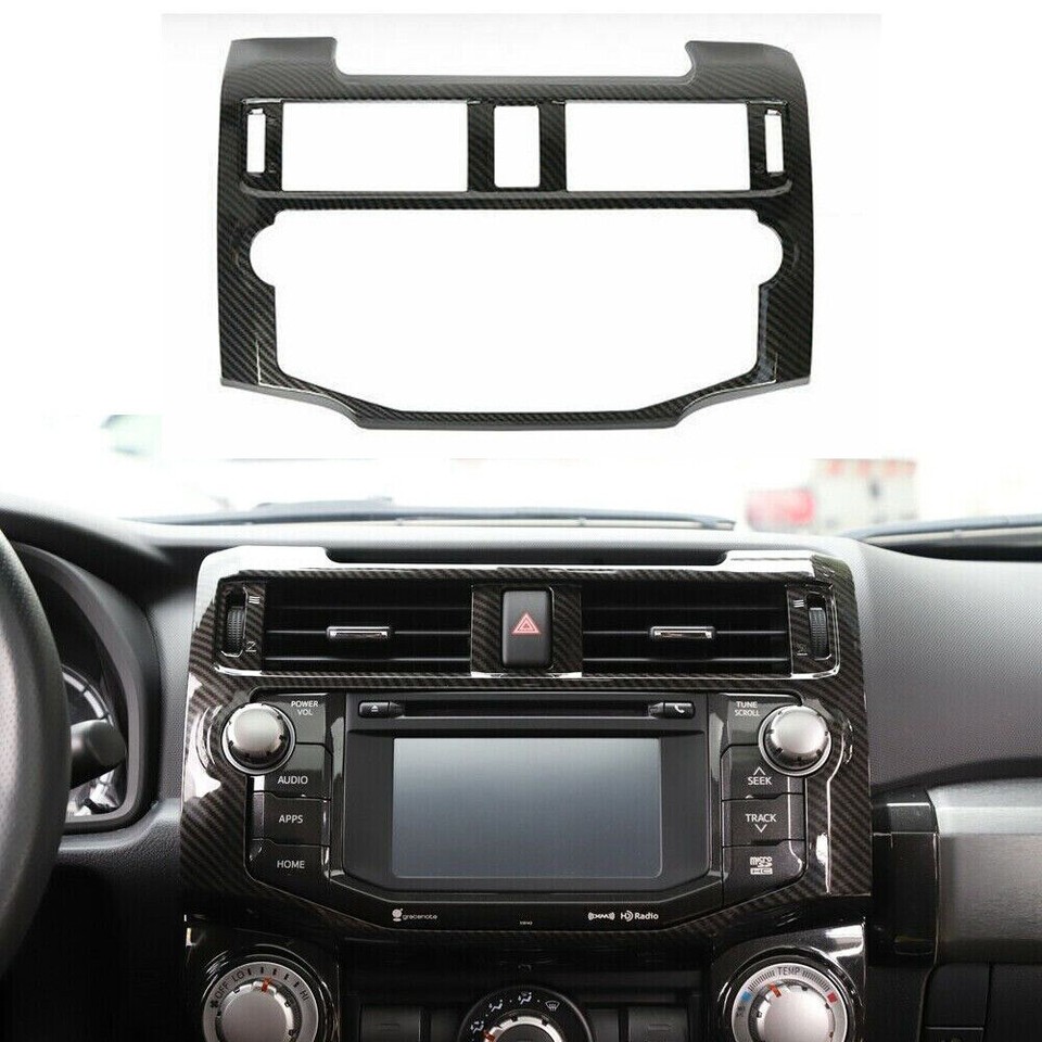 Carbon Fiber Center Console Dash Cover Trims for 4Runner 2010-2019 ...