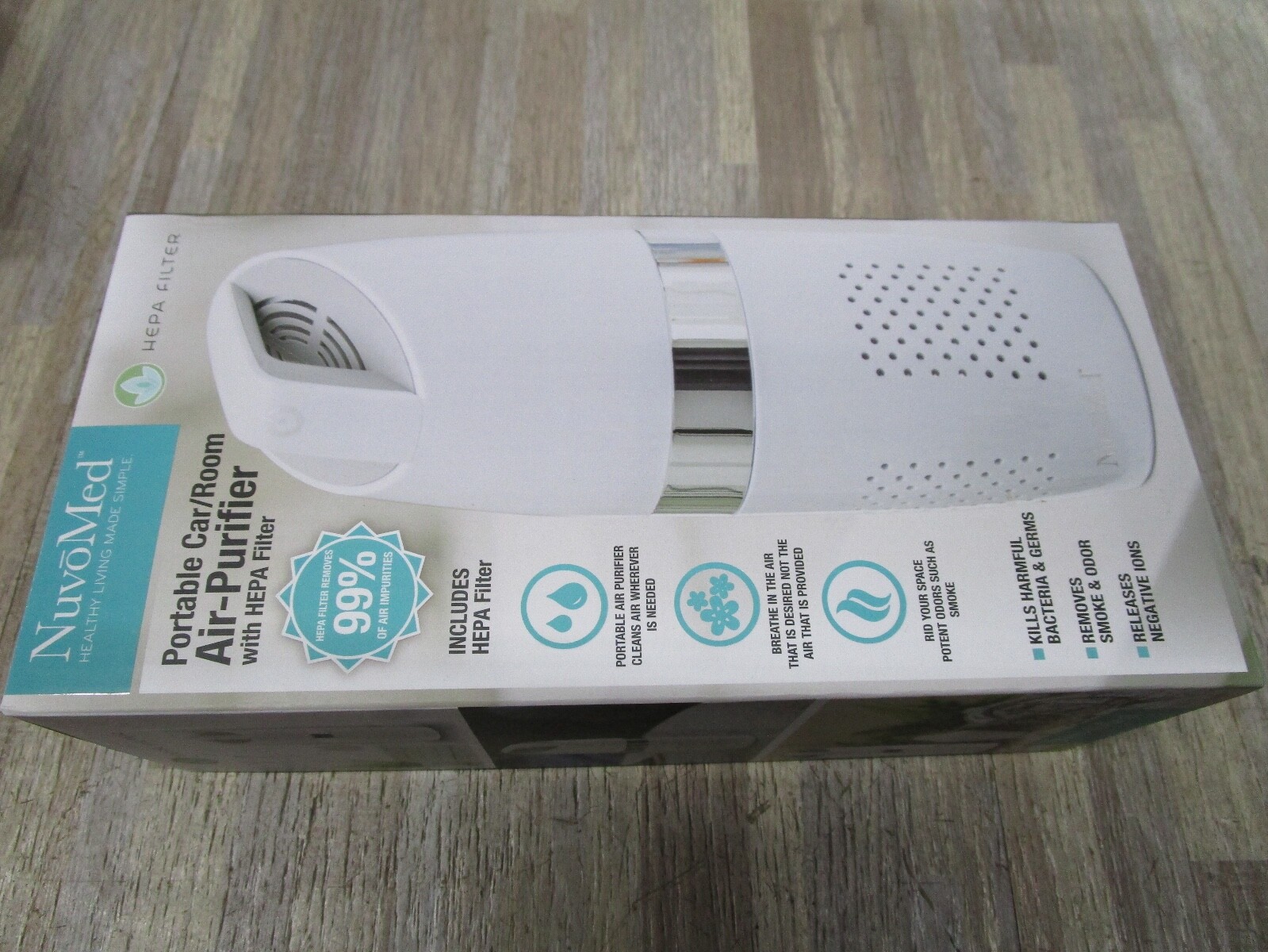 Nuvomed Air-care Portable Air-purifier HEPA Filter 99 of Air Impurities ...