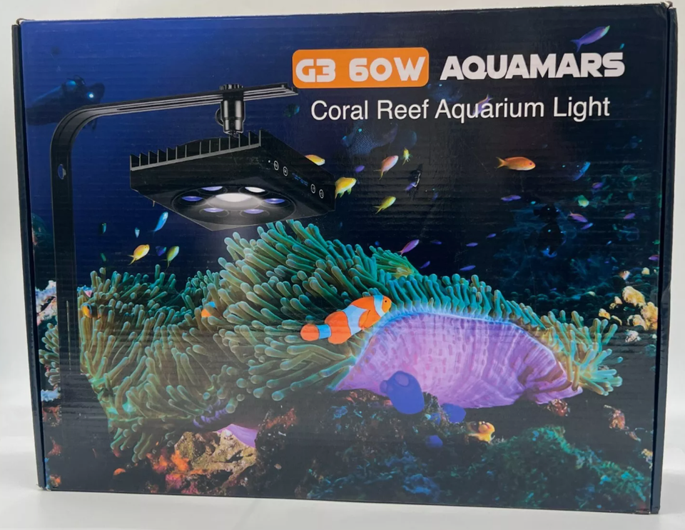 Aquarium Light 60 Watts Reef Light for Coral - Sunrise Sunset Moonlight ...