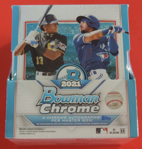 2021 BOWMAN CHROME HOBBY MASTER BOX FACTORY SEALED | eBay