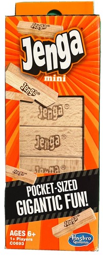 Jenga Game - Mini Version- Travel Size Brand New Sealed Original Box | eBay