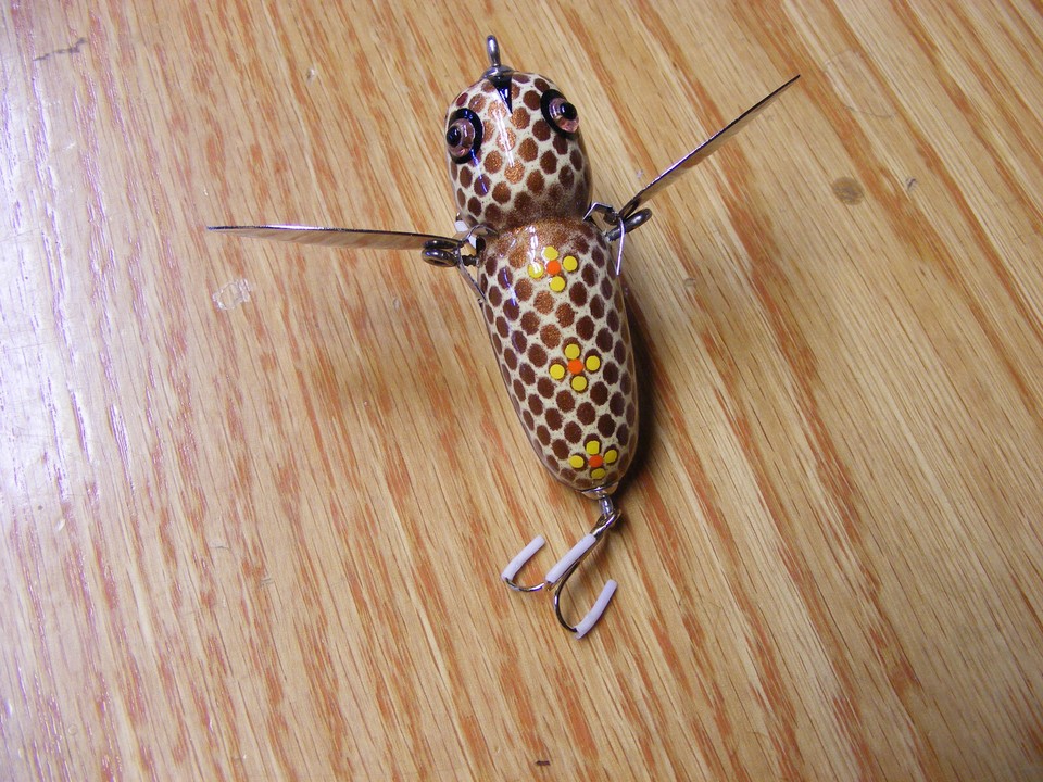 Beautiful Contemporary C Hines Heddon Style Crazy Crawler in Copper ...