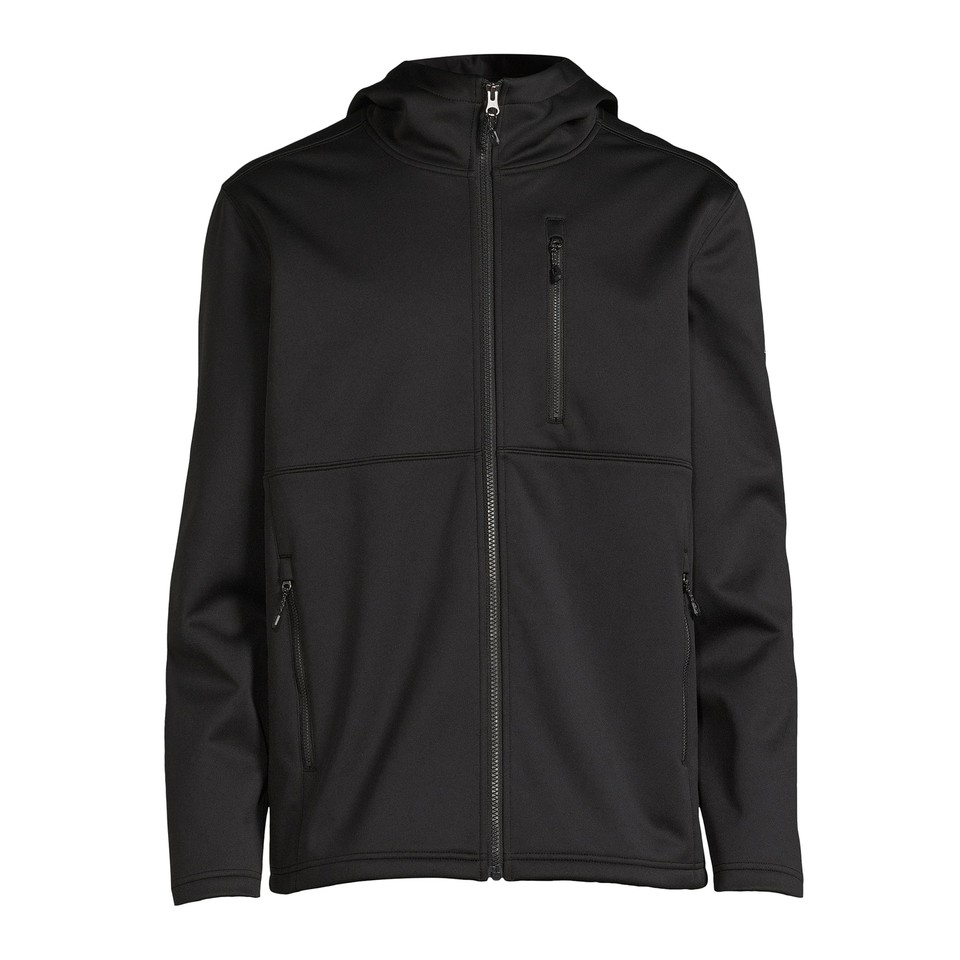 Swiss Tech Men's Pick Color Full-Zip Water Resistant Hooded Softshell ...