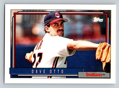 1992 Topps 499 Dave Otto Cleveland Indians | eBay