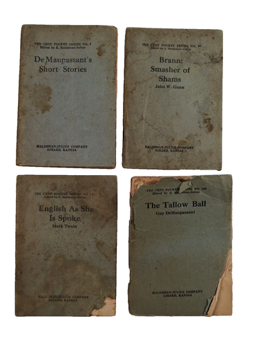 Ten Cent Pocket Books Lot of 4 Vtg Short Stories, Journalism # 6, 33 ...