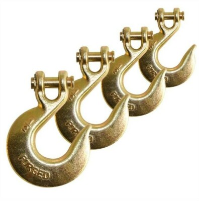 5/16" Slip Hook Grade 70 Tow Clevis Cotter Pin Binder Tie Down 4,700 lb ...