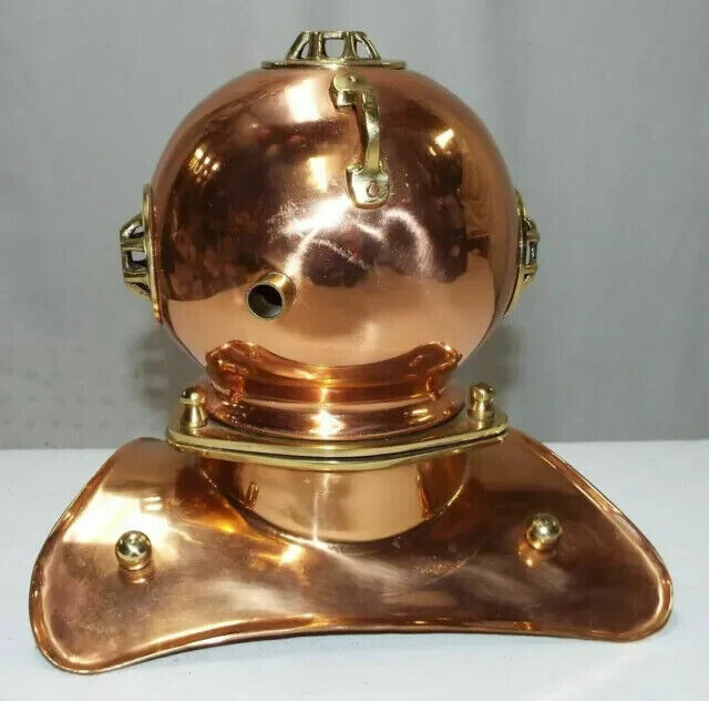 Authentic Copper Rolex Mini Diving Helmet Watch Display | eBay