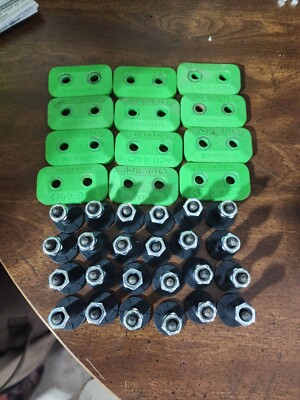 Woodys 1" (1.375") carbide Snowmobile Stud and backers 24 pack many ...