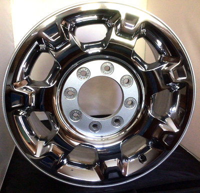 18" FORD F250 F350 2012 2013 2014 2015 2016 18x8 OEM CHROME CLAD WHEEL ...