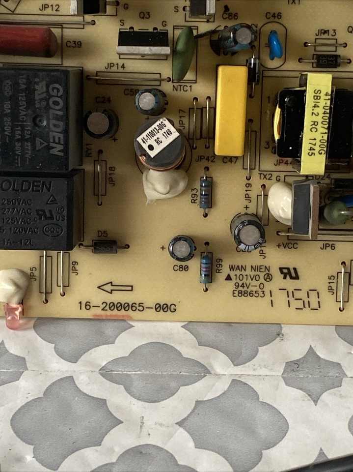 Wan Nien Model E88653 *101V0 94v-o Power Supply Board 16-200065-00G | eBay