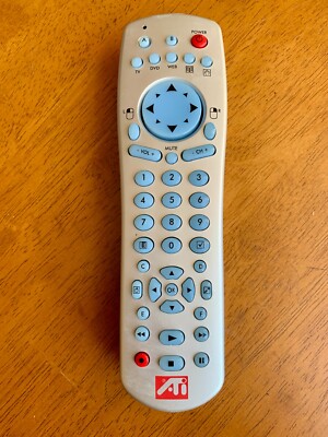 ATI Remote Wonder PC / MAC RF Remote Control No Receiver | eBay