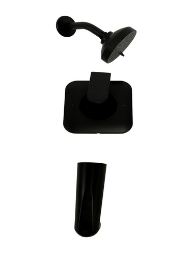 Moen T2473EPBL Genta 1.75 GPM Posi-Temp Tub & Shower Trim - Matte Black ...