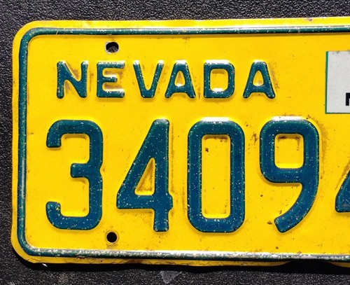 1983 Nevada Motor Carrier,. Semi,. License Plate | eBay