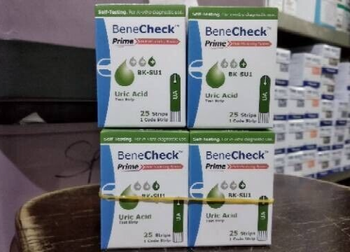 BENECHECK 3 in 1 Test Strips Accurate Glucose, Cholesterol & Uric Acid ...