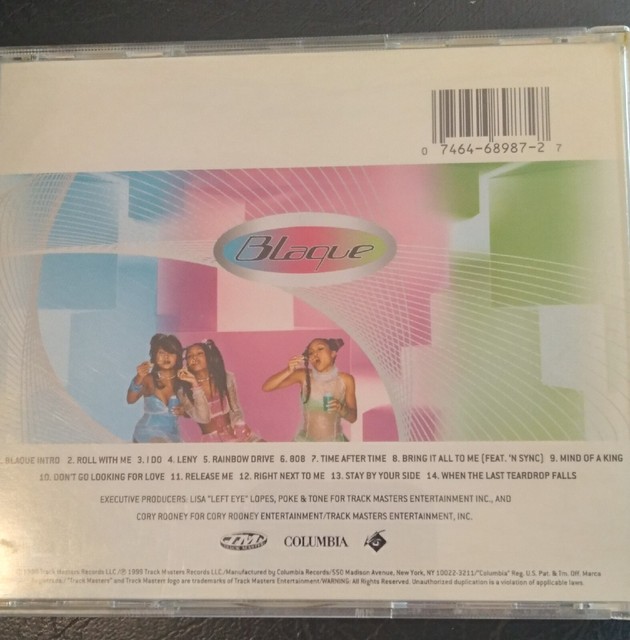 Blaque Self-titled CD - 1999 Track Masters Bring It All to Me Tested EX ...