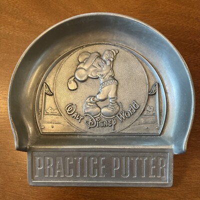 Vintage WALT DISNEY WORLD MICKEY MOUSE Metal Practice GOLF PUTTER USA ...
