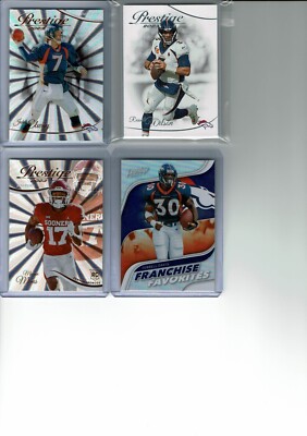 2023 Panini Prestige Football Denver Broncos Team Set (12) Base Cards ...