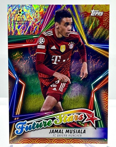 2022/23 Topps Jade UEFA Soccer JAMAL MUSIALA Future Stars Chinese New ...