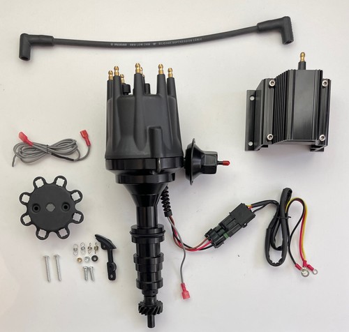 FORD FE 390 352 360 427 428 Small Cap ALL BLACK HEI Distributor + 50k ...