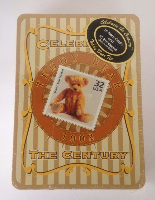 New Sealed United States Post Office Teddy Bear Stationery Items Tin Dated 1998 EBay New Sealed United States Post Office Teddy Bear Stationery Items Tin Dated 1998 EBay