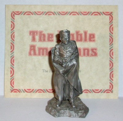 Franklin Mint The Noble Americans Pawnee Indian Figurine Fine Pewter ...