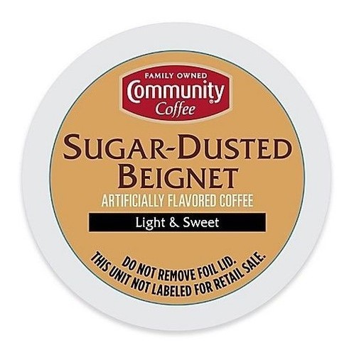 Community Coffee Sugar Dusted Beignet Coffee 18 to 144 Keurig Kcup Pick ...