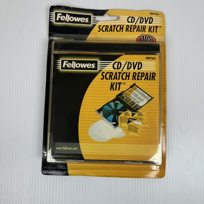 Fellowes CD / DVD Scratch Repair Kit #99763 - New in Package | eBay