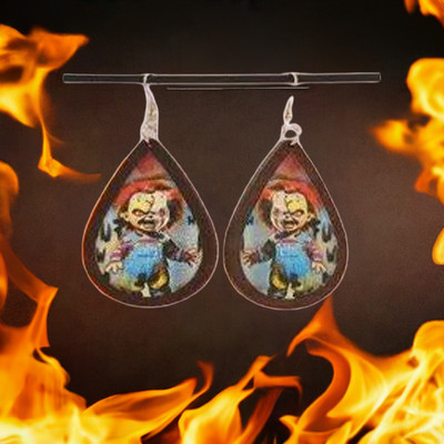 "Demon Doll" Teardrop Earrings Inspired by Chucky"? | eBay