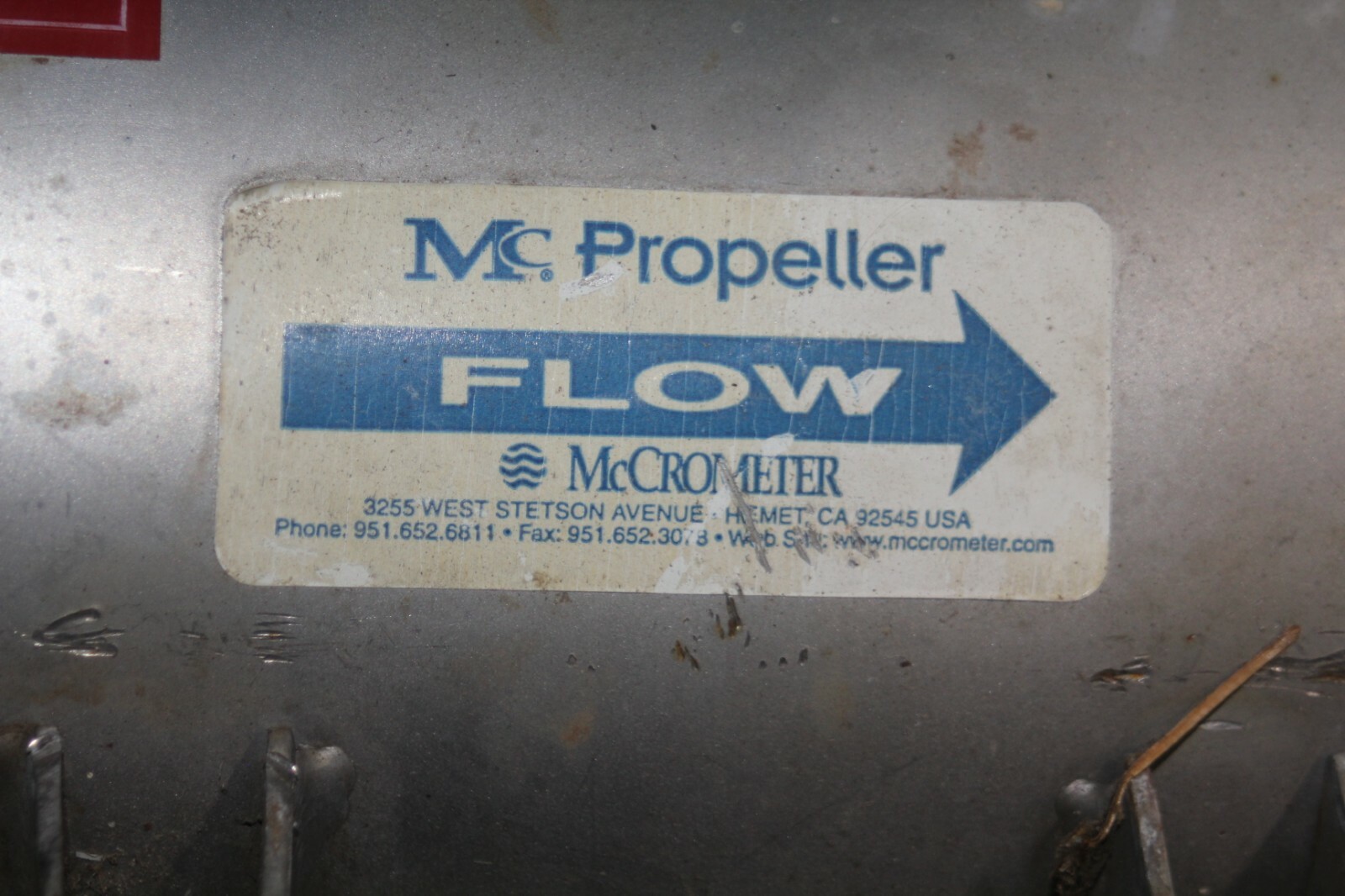 MC Propeller Flow McCrometer 6" | eBay