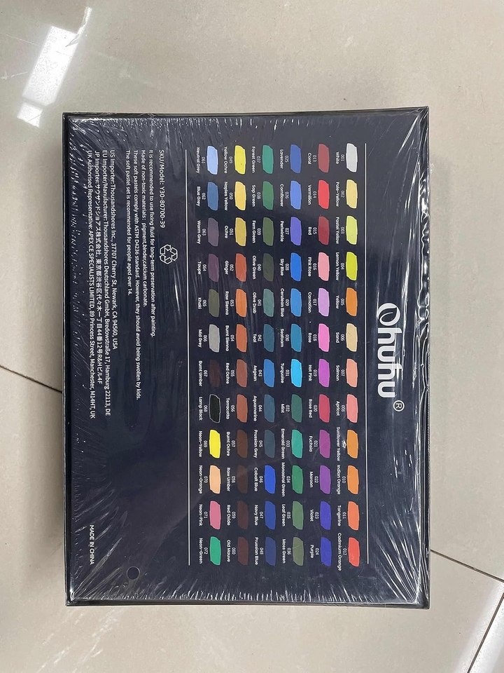 72 Long Chalk Pastel Set: 72 Pastel Colors Chalk Markers for Artists 4 ...