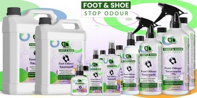 Odour Control Foot Antibacterial Anti fungal Deodorant eliminator ...