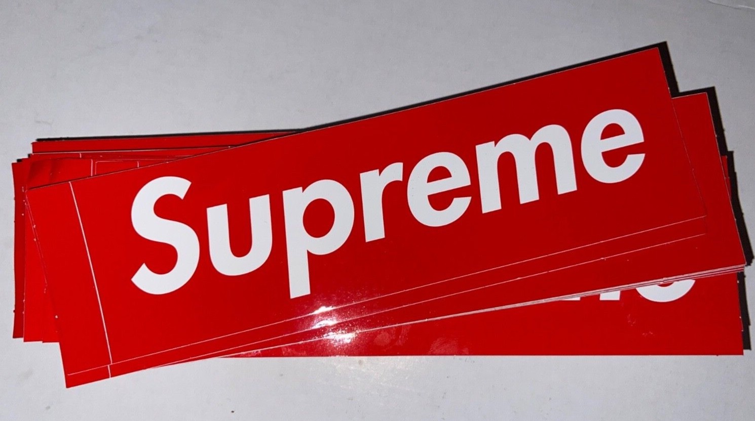 Supreme Bogo Red Box Logo Sticker 100% Authentic | eBay