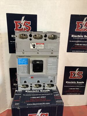 Siemens Circuit Breaker JD63F400 400 Amp 600 Volt 3 Pole | eBay