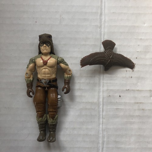 Vintage GI Joe Raptor Figure W/ Bird Falcon 1987 Hasbro Toy V1 ARAH USA ...